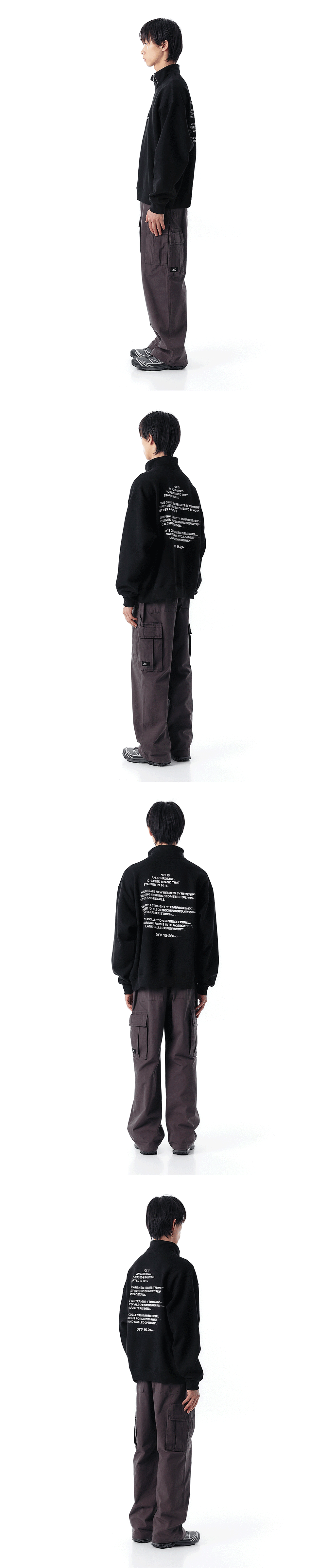 오와이 D.Z.N 스웨트셔츠 블랙 | OY | KREAM