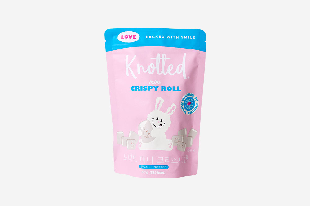 노티드 미니 크리스피롤 밀크크림 | Knotted | KREAM