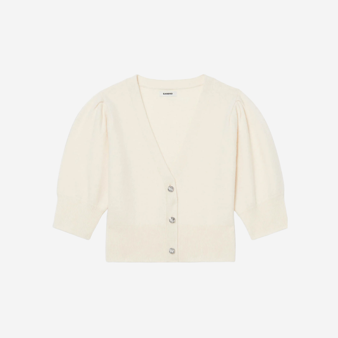 (W) 산드로 울 가디건 에크루 | Sandro | KREAM