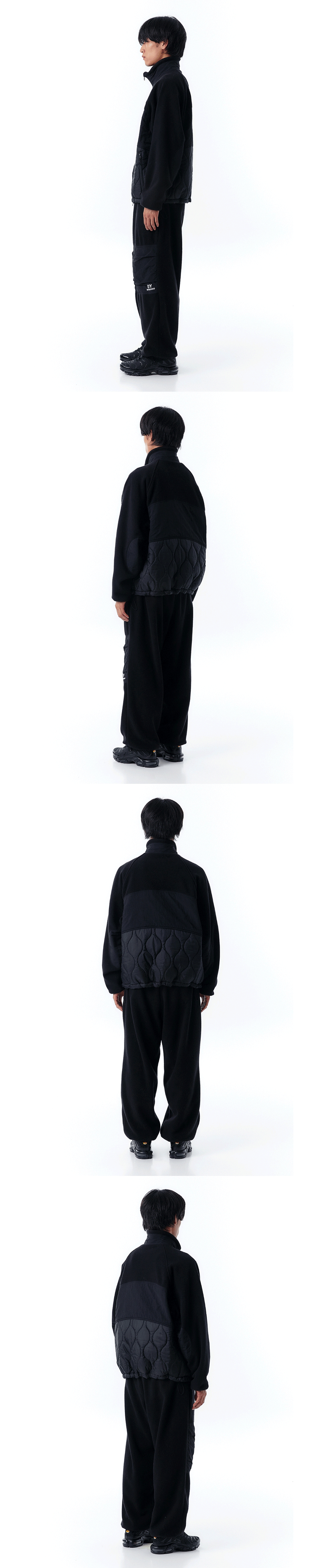 오와이 B.S 플리스 자켓 블랙 | OY | KREAM