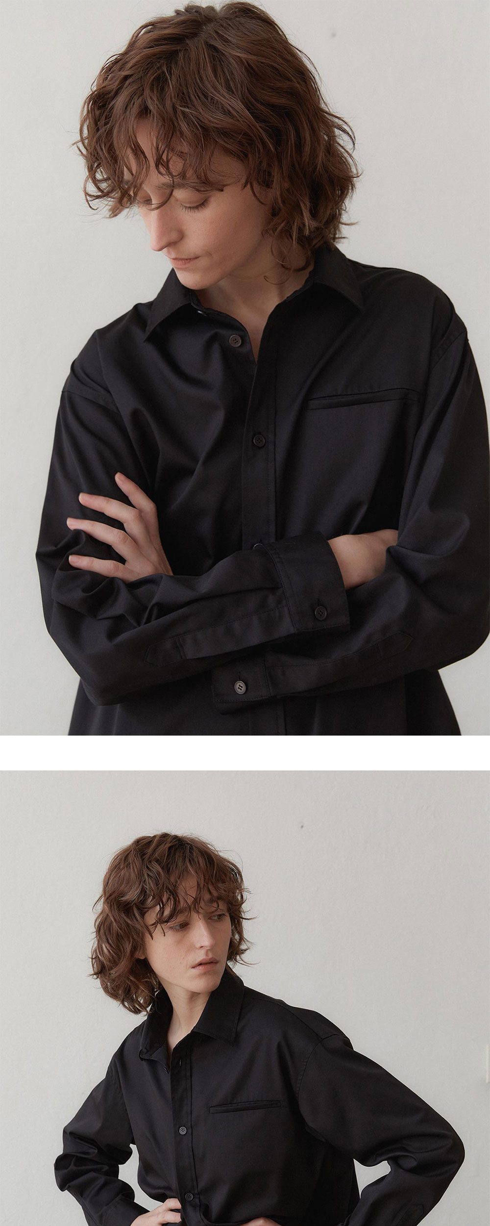 에핑글러 EP 코튼 컬러 셔츠 딥 초코 | Epingler | KREAM