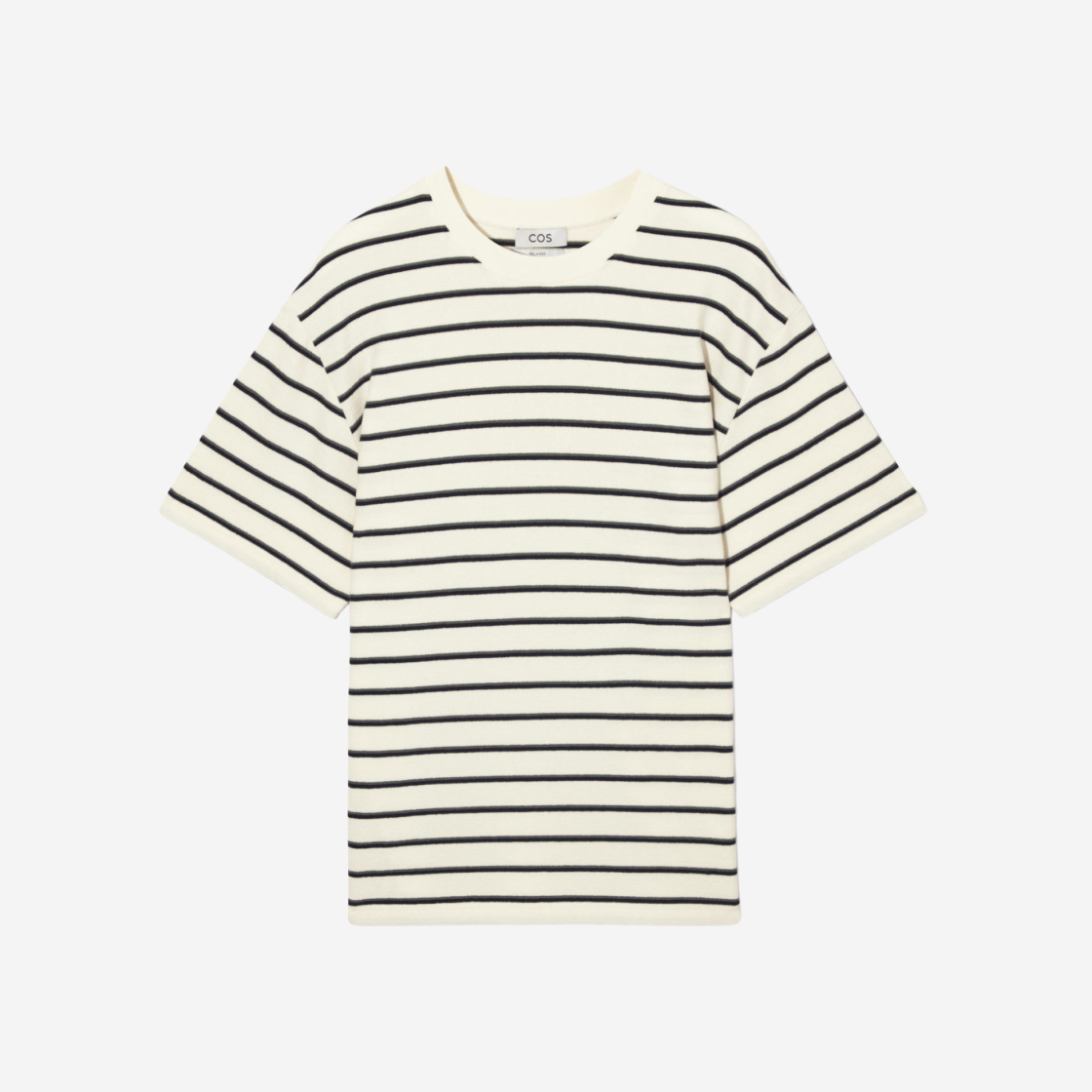 코스 스트라이프 부클레 티셔츠 크림 | COS | KREAM
