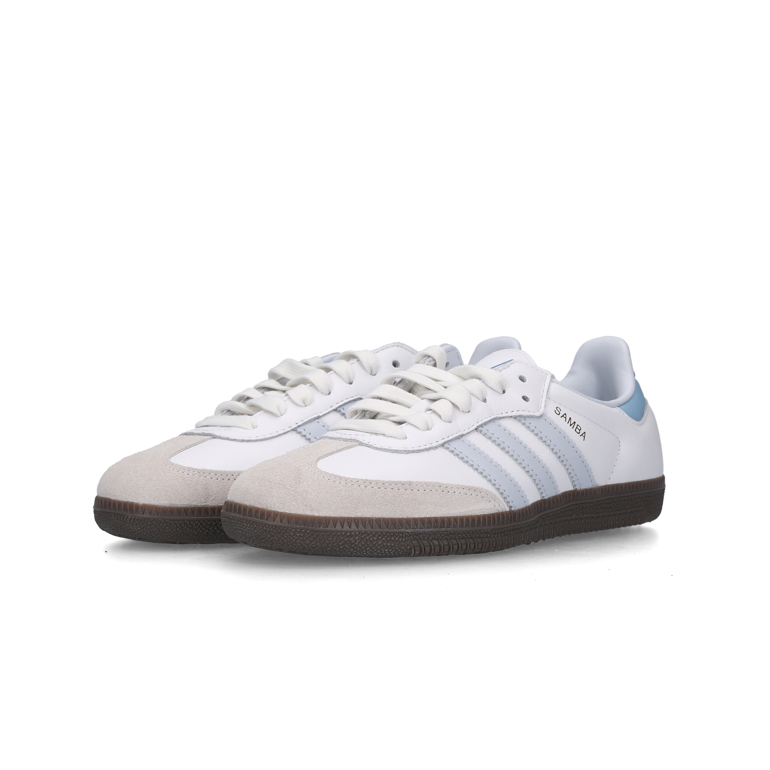 아디다스 삼바 OG 코어 화이트 헤일로 블루 | KREAM