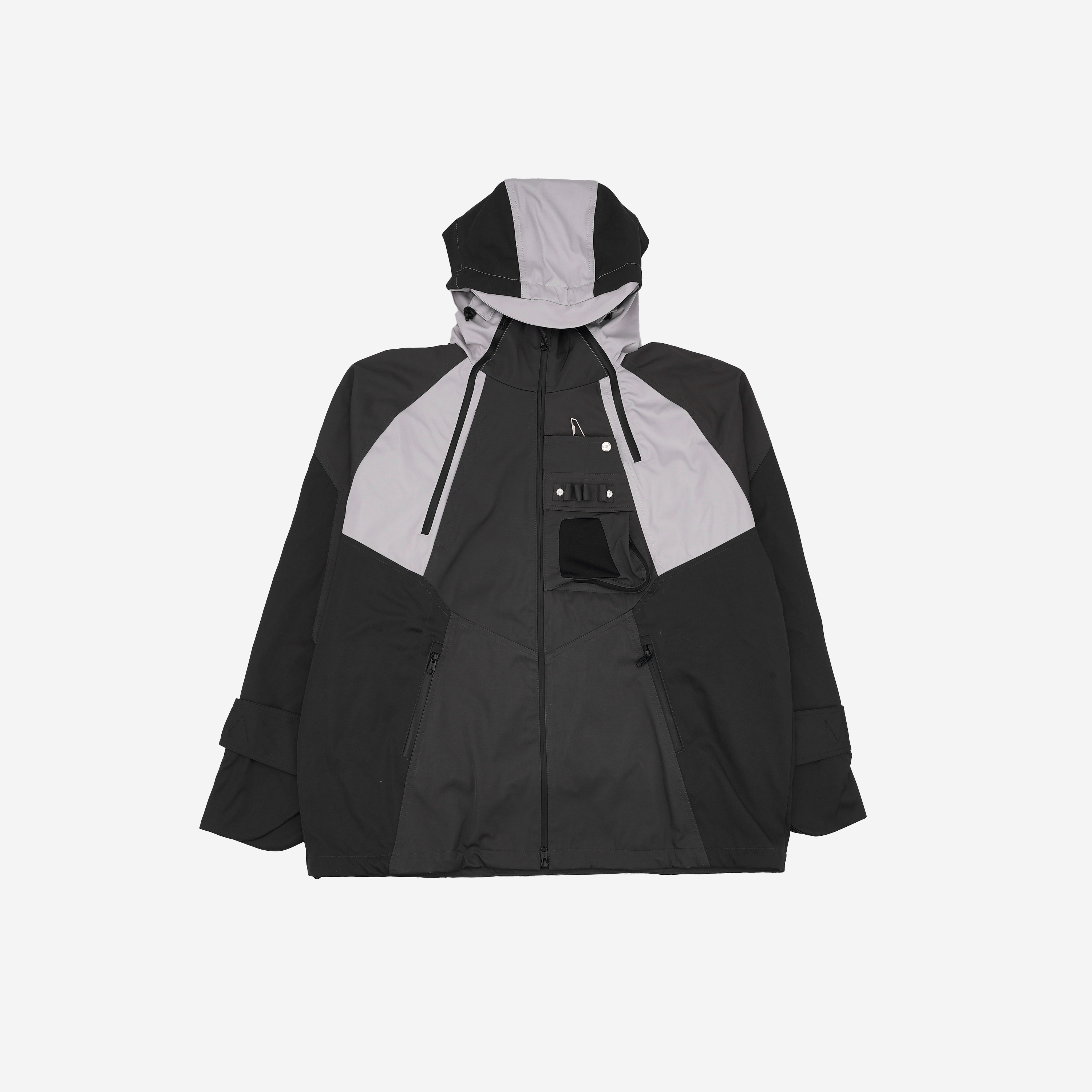 언더마이카 카메 멀티 지퍼 터틀 쉘 파카 드리프트우드 - 22FW | KREAM