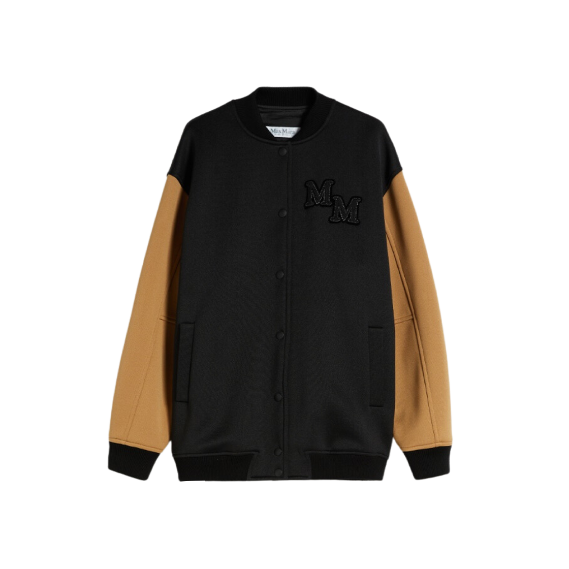 (W) 막스마라 베레이스 테크니컬 저지 봄버 자켓 블랙 | Max Mara | KREAM