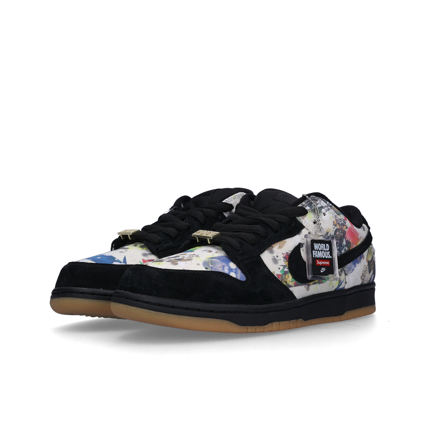 나이키 x 슈프림 SB 덩크 로우 QS 라멜지 블랙 | KREAM