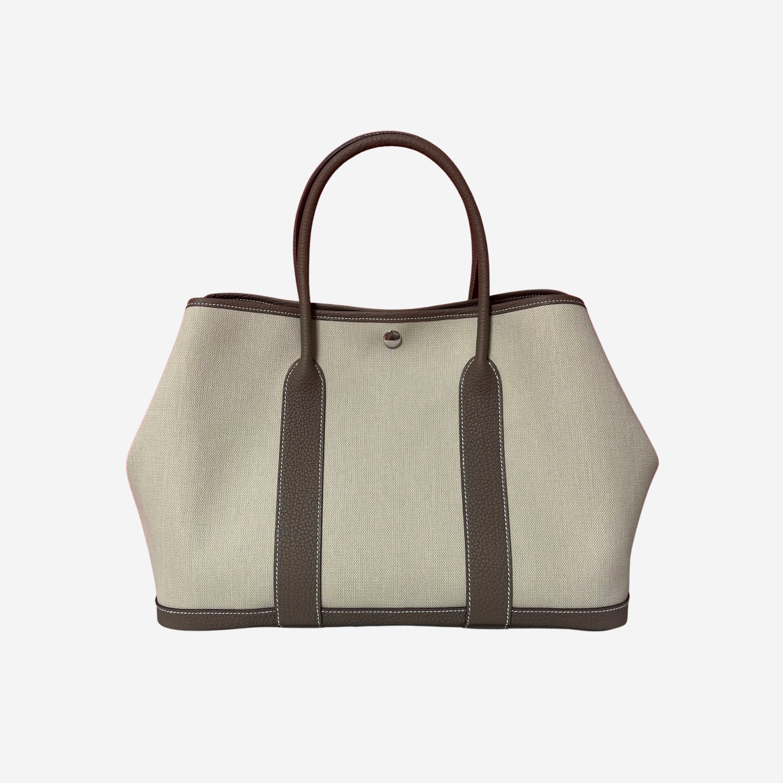 에르메스 가든 파티 36 백 밀리터리 캔버스 네곤다 & 팔라듐 하드웨어 베통 에뚜쁘 | Hermes | KREAM