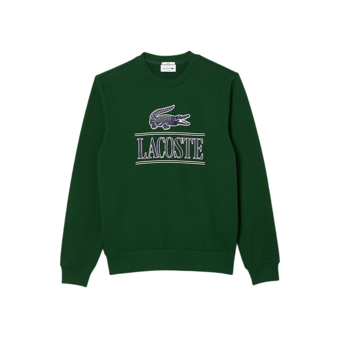라코스테 빅 로고 포인트 스웨트셔츠 스웨트셔츠 그린 | Lacoste | KREAM
