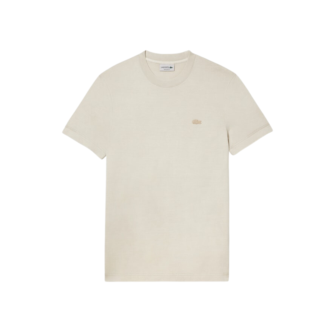 라코스테 썸머 팩 에코 다잉 티셔츠 베이지 | Lacoste | KREAM
