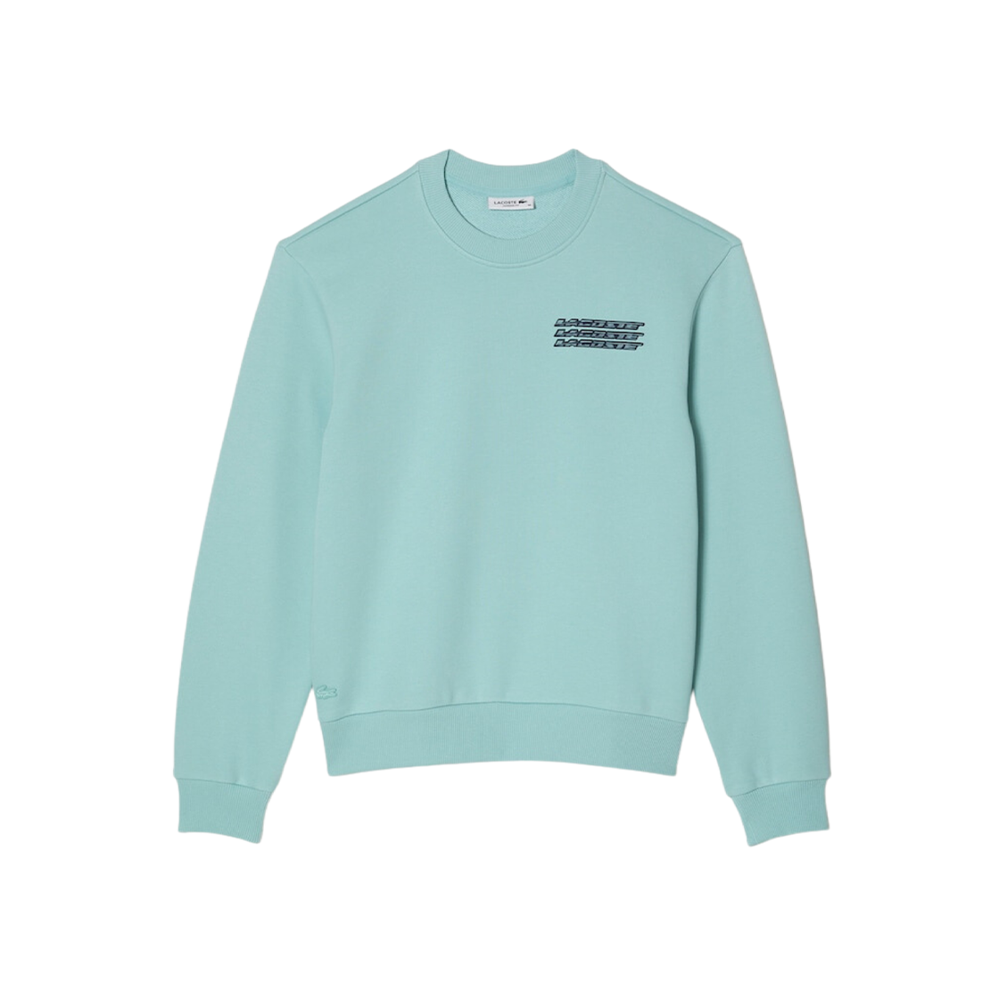 (W) 라코스테 로고 프린트 스웨트셔츠 민트 | Lacoste | KREAM