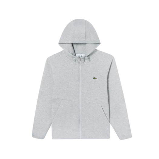 라코스테 하이넥 집업 스웨트 그레이 신 Lacoste Kream