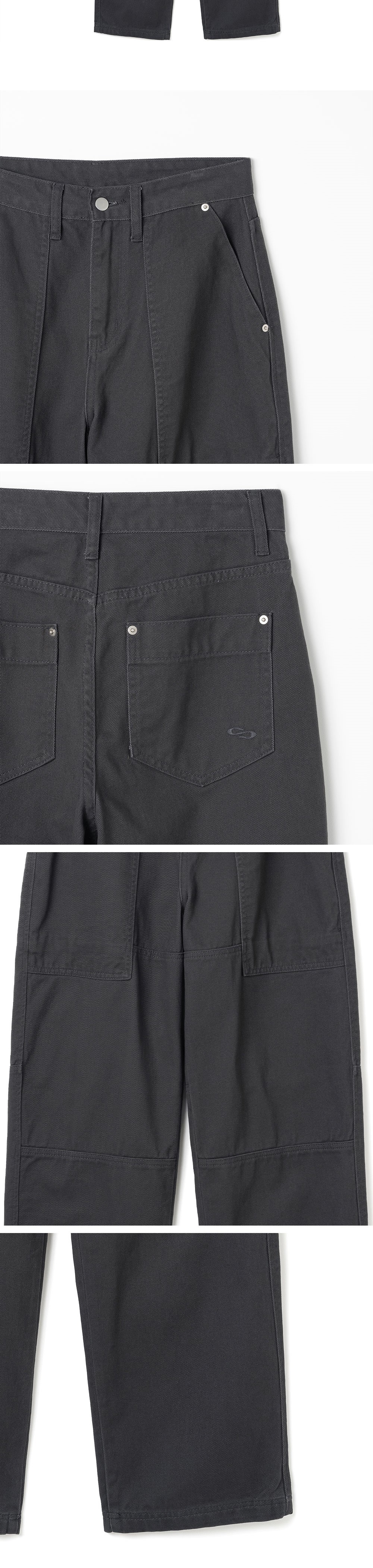 밀로 우먼 코튼 카브 팬츠 차콜 | MILLO WOMEN | KREAM