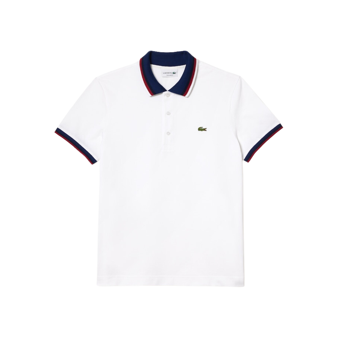 라코스테 칼라 피케 스트래치 폴로 화이트 | Lacoste | KREAM