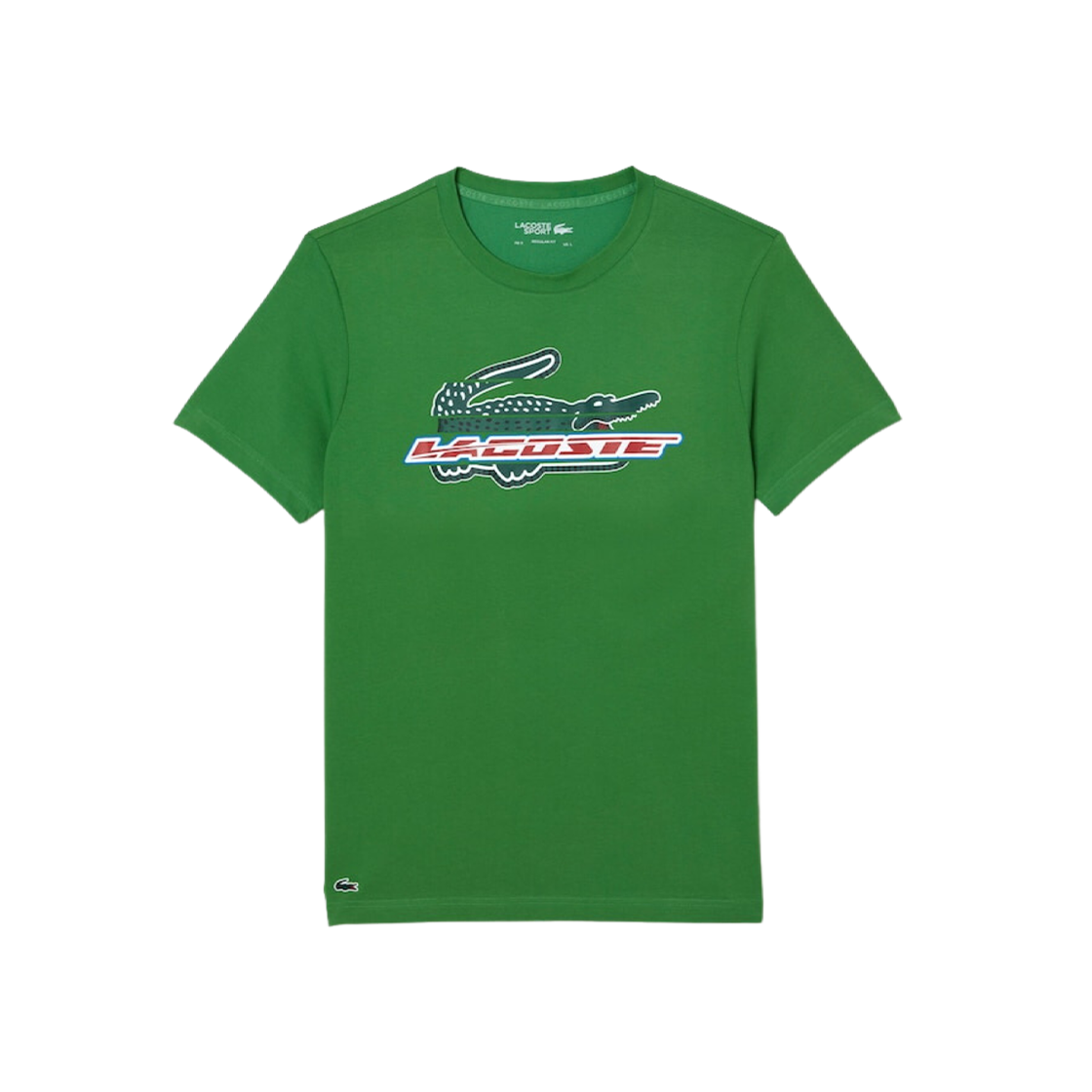 라코스테 뉴 아트 워크 티셔츠 그린 | Lacoste | KREAM