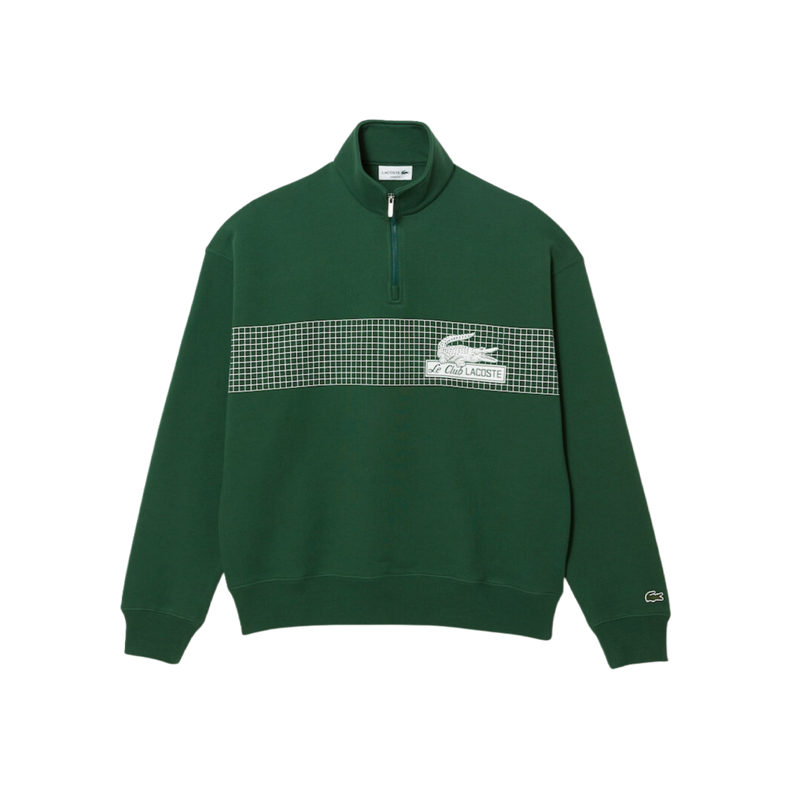 라코스테 네오 헤리티지 하프집업 스웨트셔츠 그린 | Lacoste | KREAM