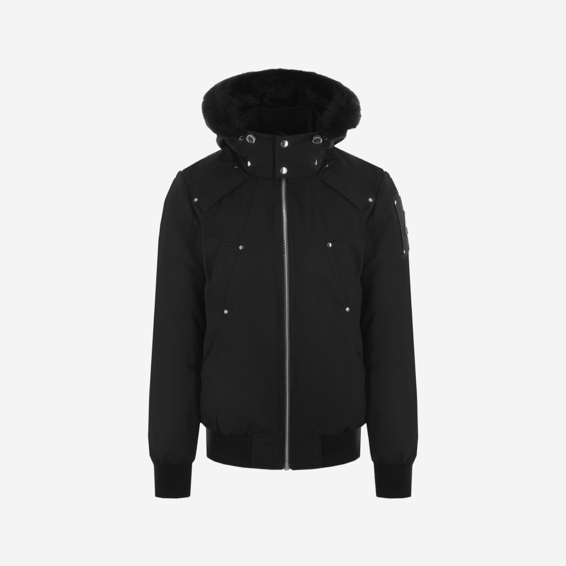 무스너클 오리지날 발리스틱 봄버 블랙 셔링 블랙 | Moose Knuckles | KREAM