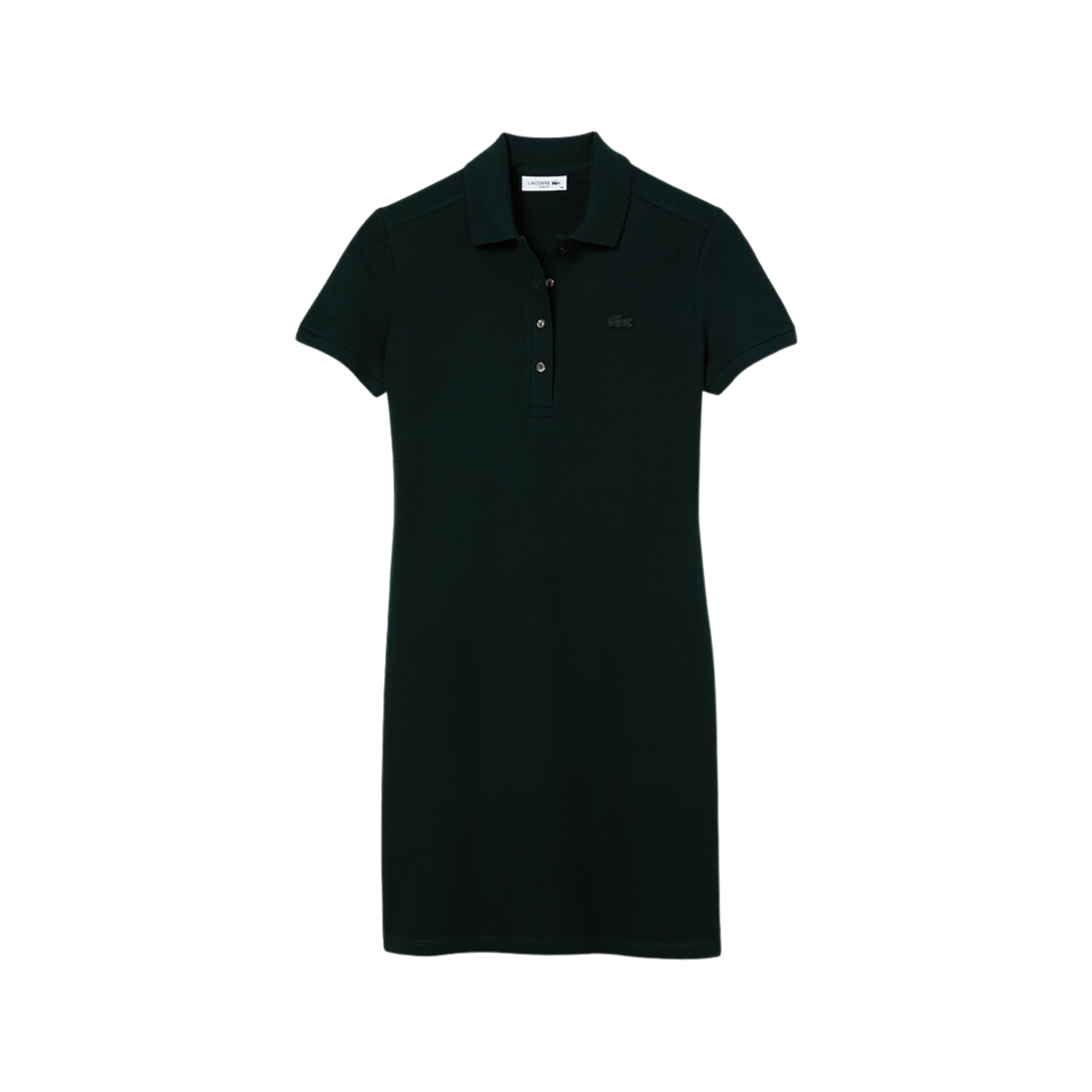 (W) 라코스테 슬림핏 폴로 드레스 그린 | Lacoste | KREAM