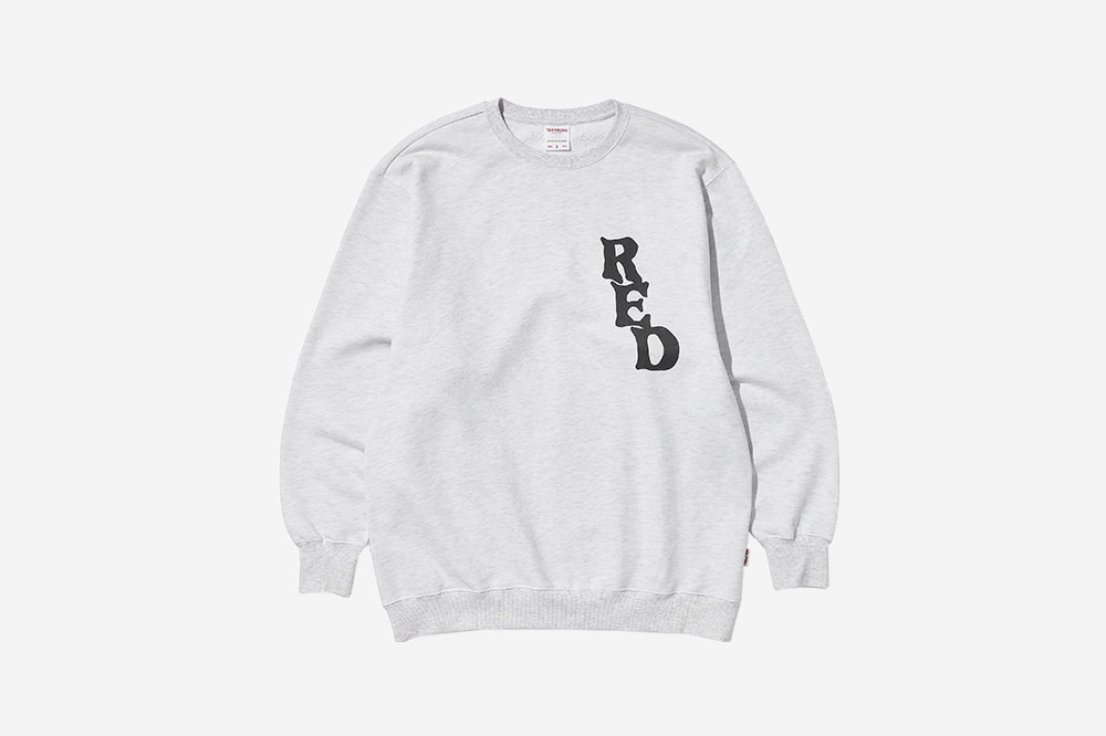 트루릴리젼 RED 크루넥 멜란지 그레이 | True Religion | KREAM