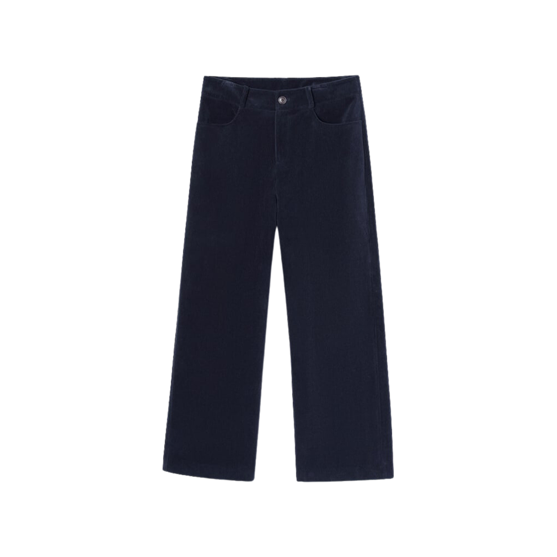 (W) 라코스테 세미와이드 코듀로이 팬츠 네이비 블루 | Lacoste | KREAM