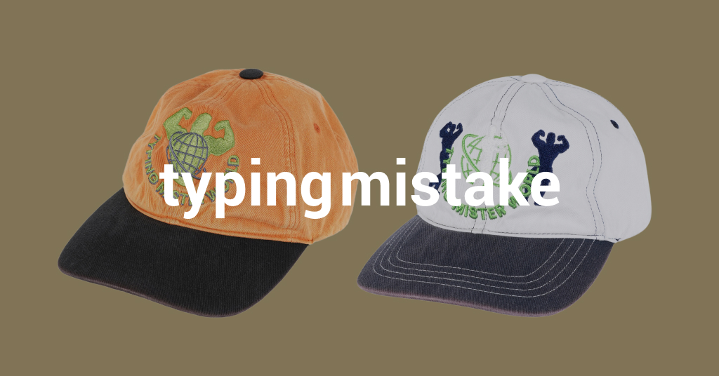 Typing Mistake 신규 발매 | KREAM