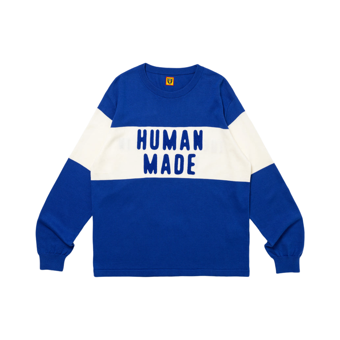 휴먼 메이드 니트 스웨터 #2 블루 | Human Made | KREAM