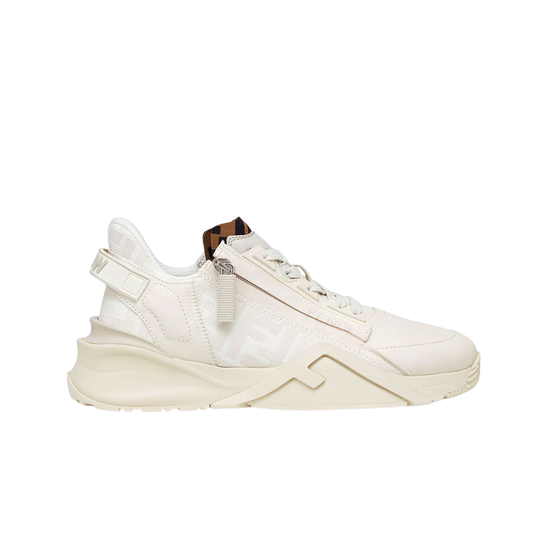 (W) 펜디 플로우 나일론 로우탑 스니커즈 화이트 | Fendi | KREAM