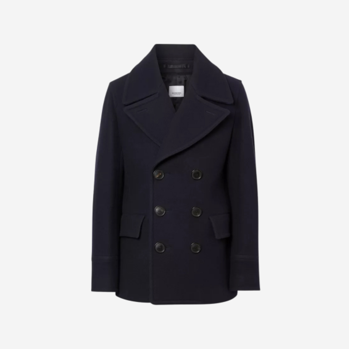 버버리 울 블렌드 피코트 네이비 | Burberry | KREAM