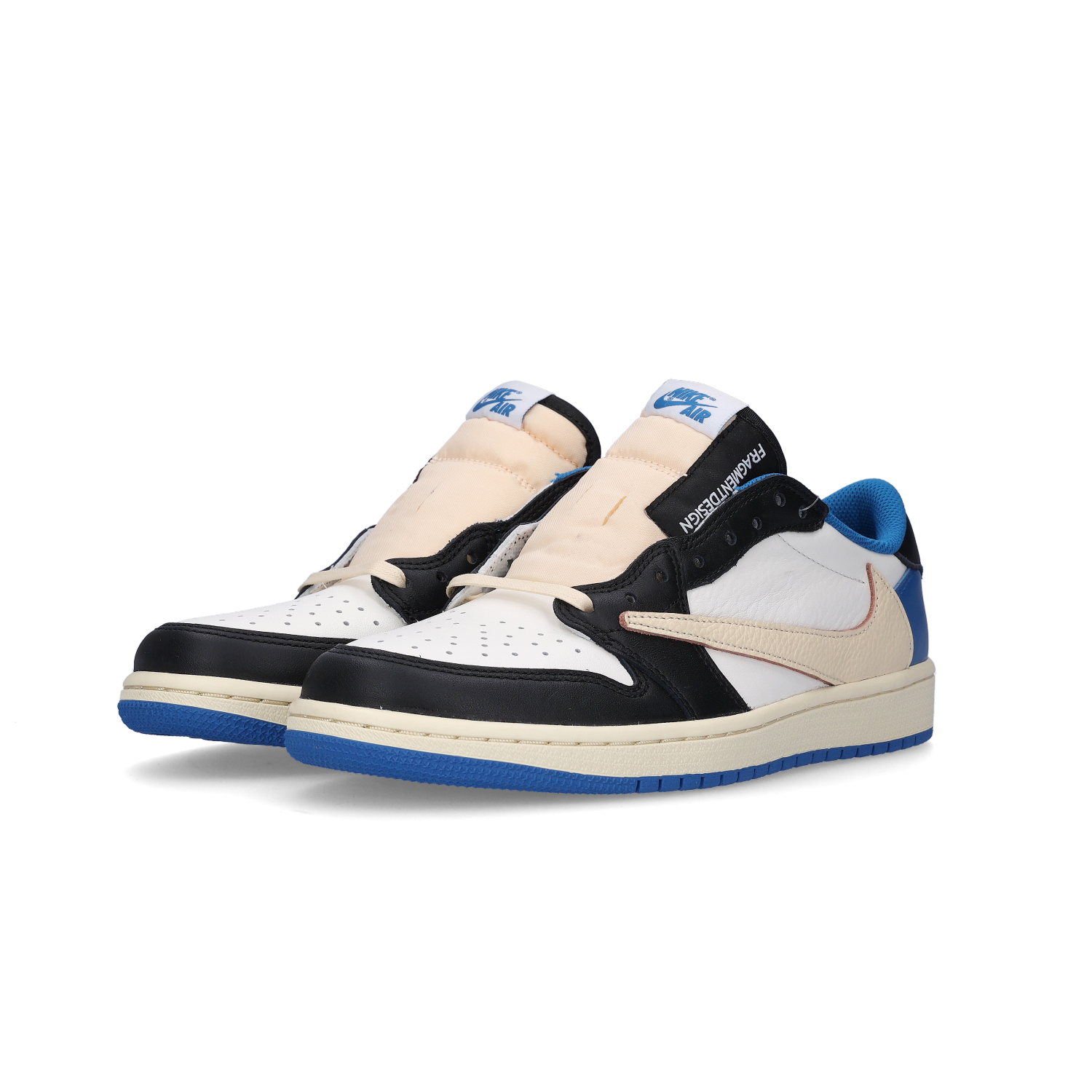 조던 1 x 트래비스 스캇 x 프라그먼트 레트로 로우 OG SP 밀리터리 블루 | KREAM