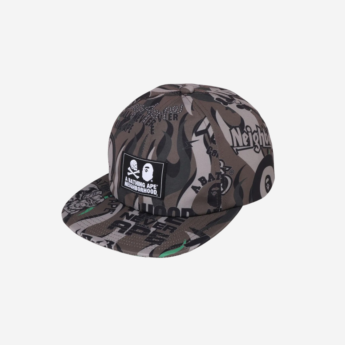 베이프 x 네이버후드 캡 그린 | BAPE | KREAM