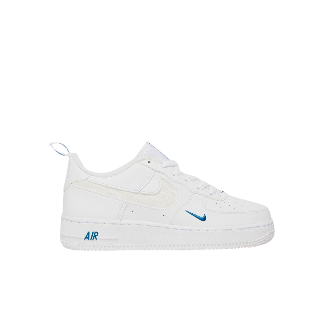 (GS) 나이키 에어포스 1 LV8 화이트 다크 마리나 블루 | Nike | KREAM