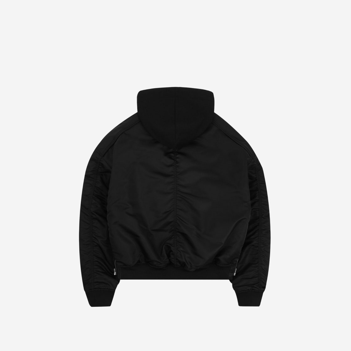 준지 후드 디테처블 MA-1 점퍼 블랙 - 23SS | Juun.J | KREAM