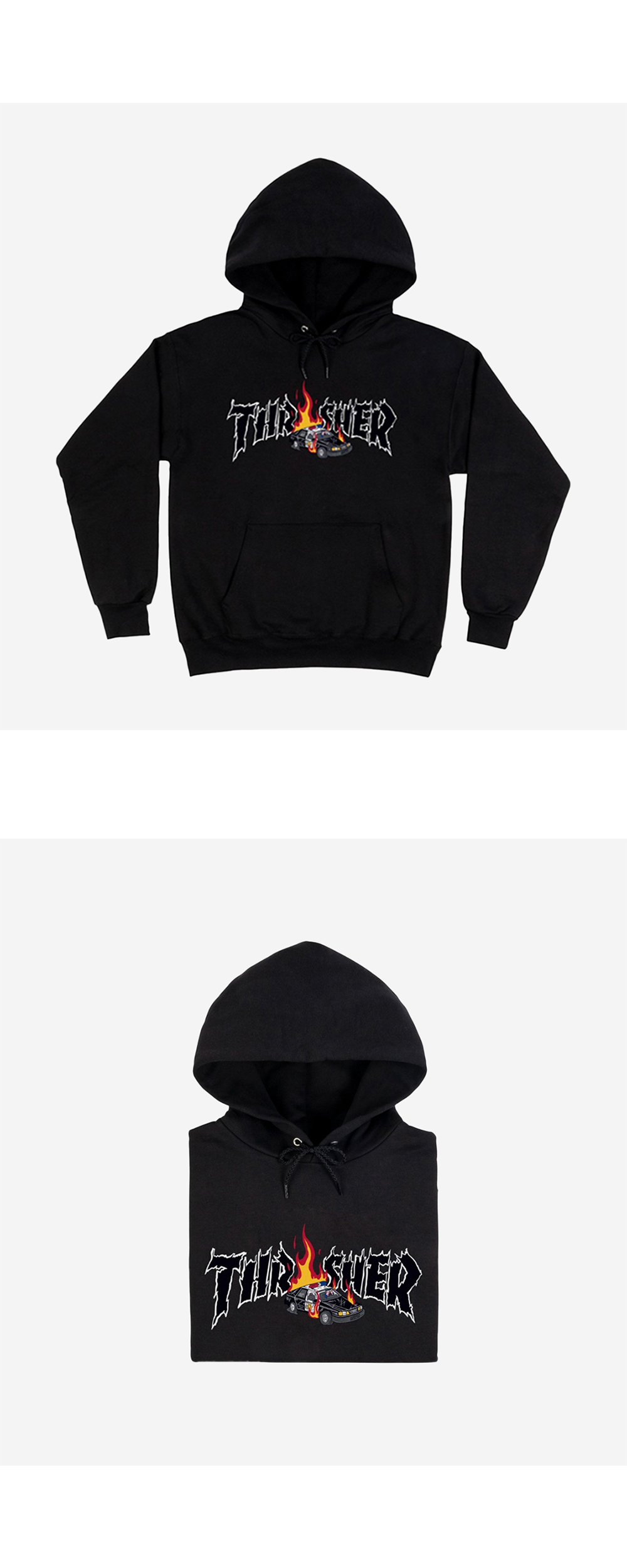 트레셔 콥 카 후드 블랙 | THRASHER | KREAM