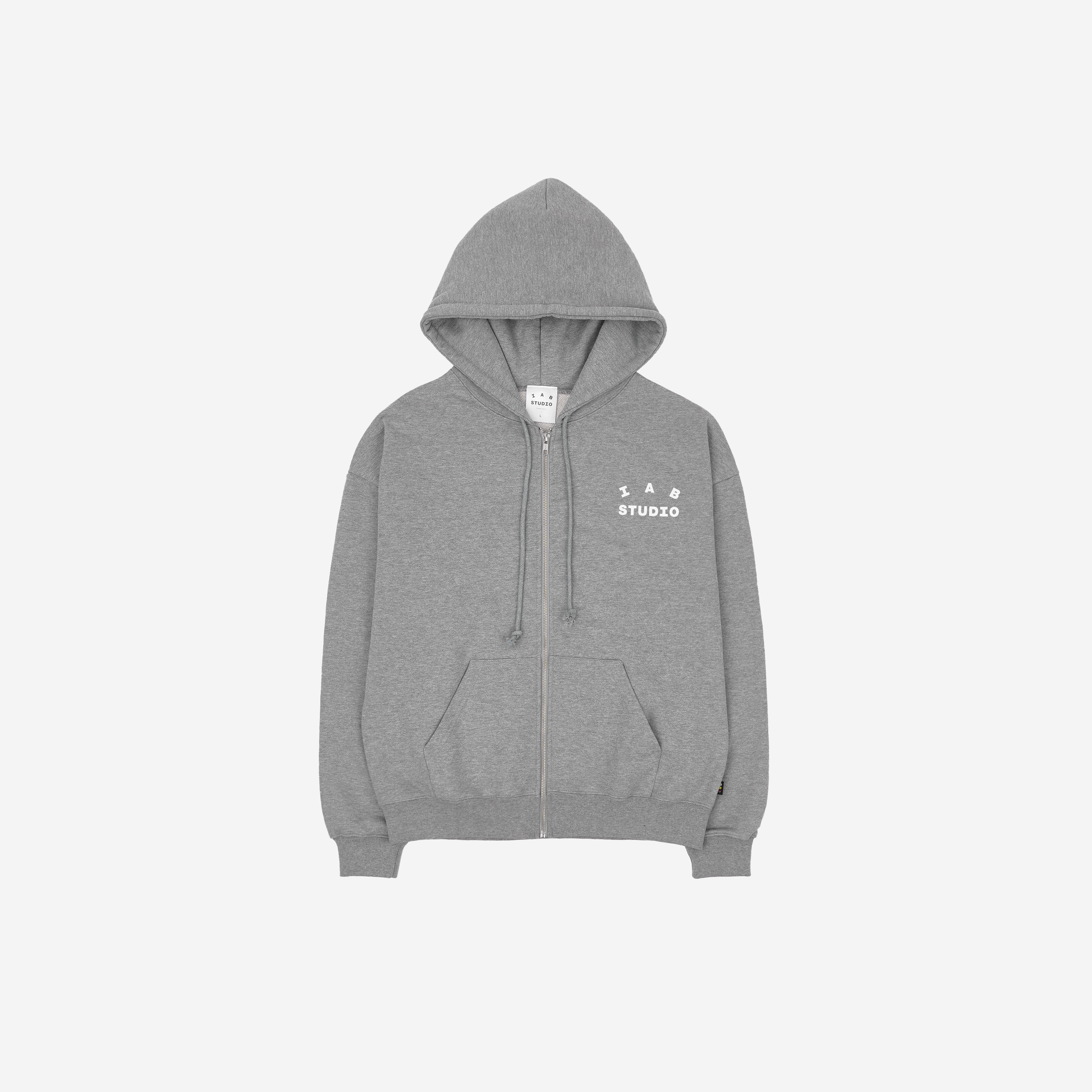 아이앱 스튜디오 후드 집업 그레이 - 22FW | KREAM