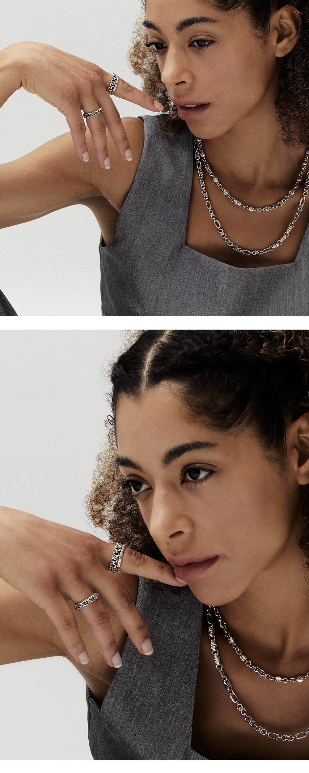 스쿠도 플로랄 라운드 링 | SCUDO | KREAM