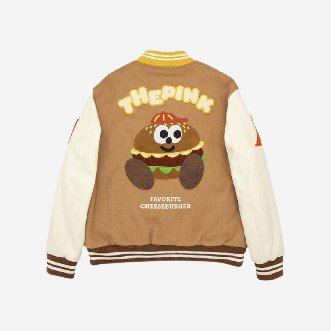 반디 더 핑크 차르 버거 바시티 자켓 머스타드 브라운 | Vandy The Pink | KREAM