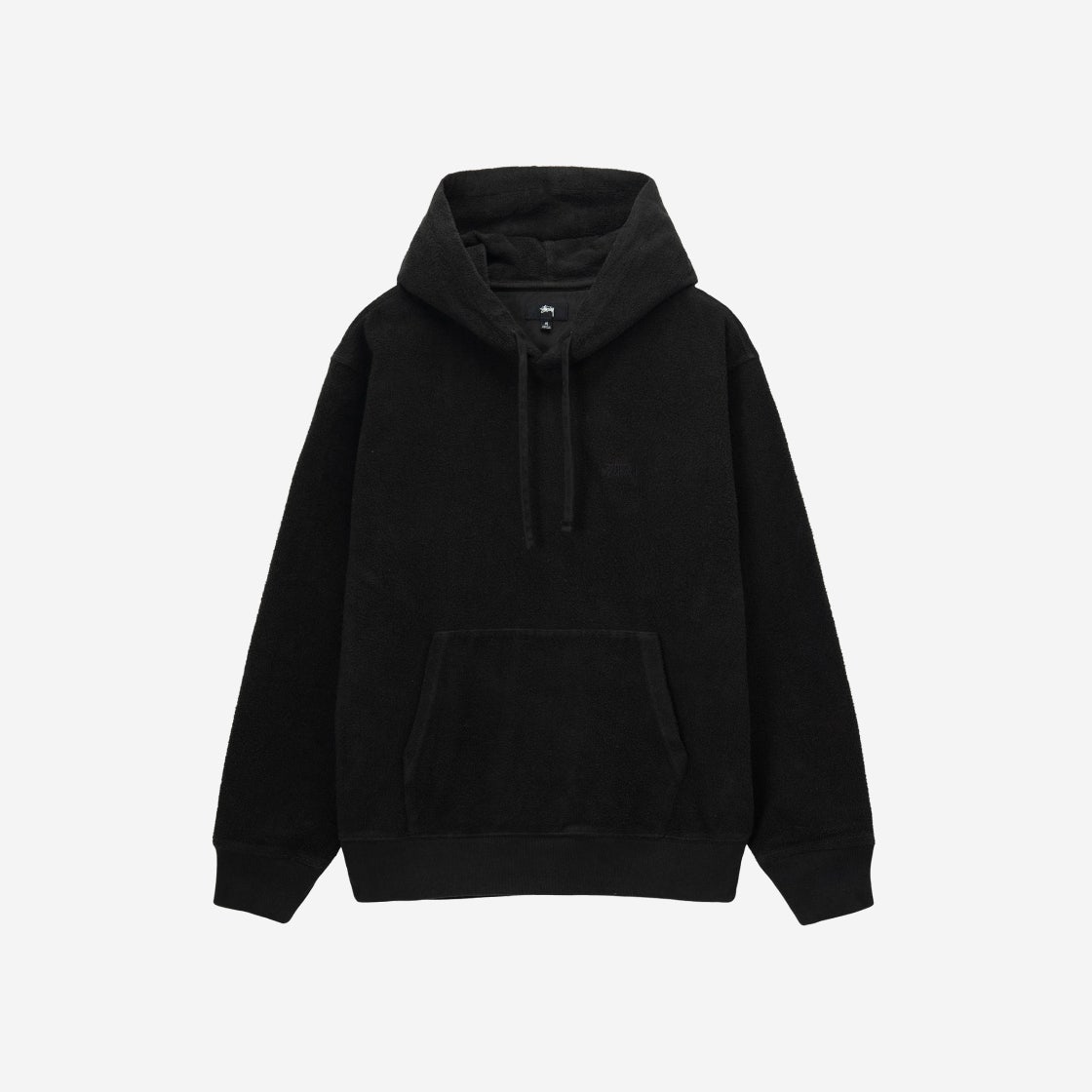 스투시 인사이드 아웃 플리스 후드 블랙 | Stussy | KREAM