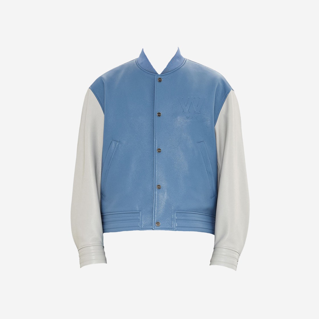 우영미 레더 바시티 자켓 블루 - 23SS | Wooyoungmi | KREAM