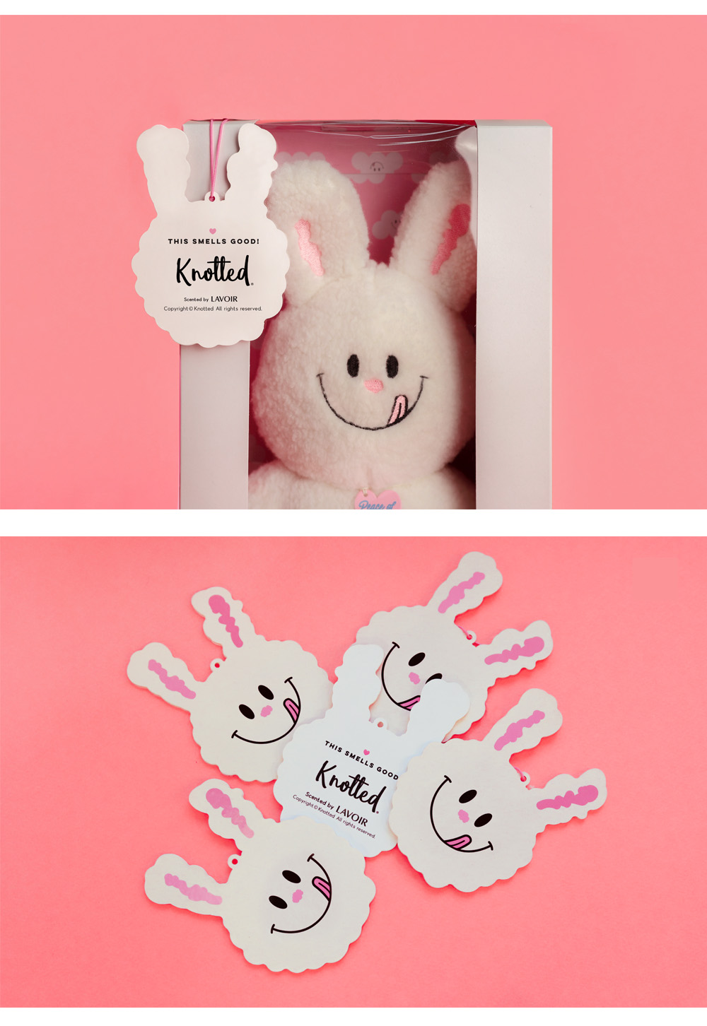 노티드 x 라브아 프래그런스 태그 화이트 | Knotted | KREAM