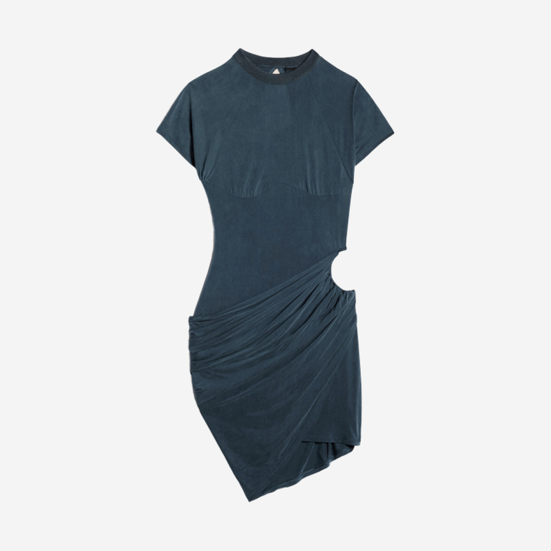 (W) 자크뮈스 라 로브 에스펠로 코트 드레이프 컷아웃 미니 드레스 네이비 | Jacquemus | KREAM