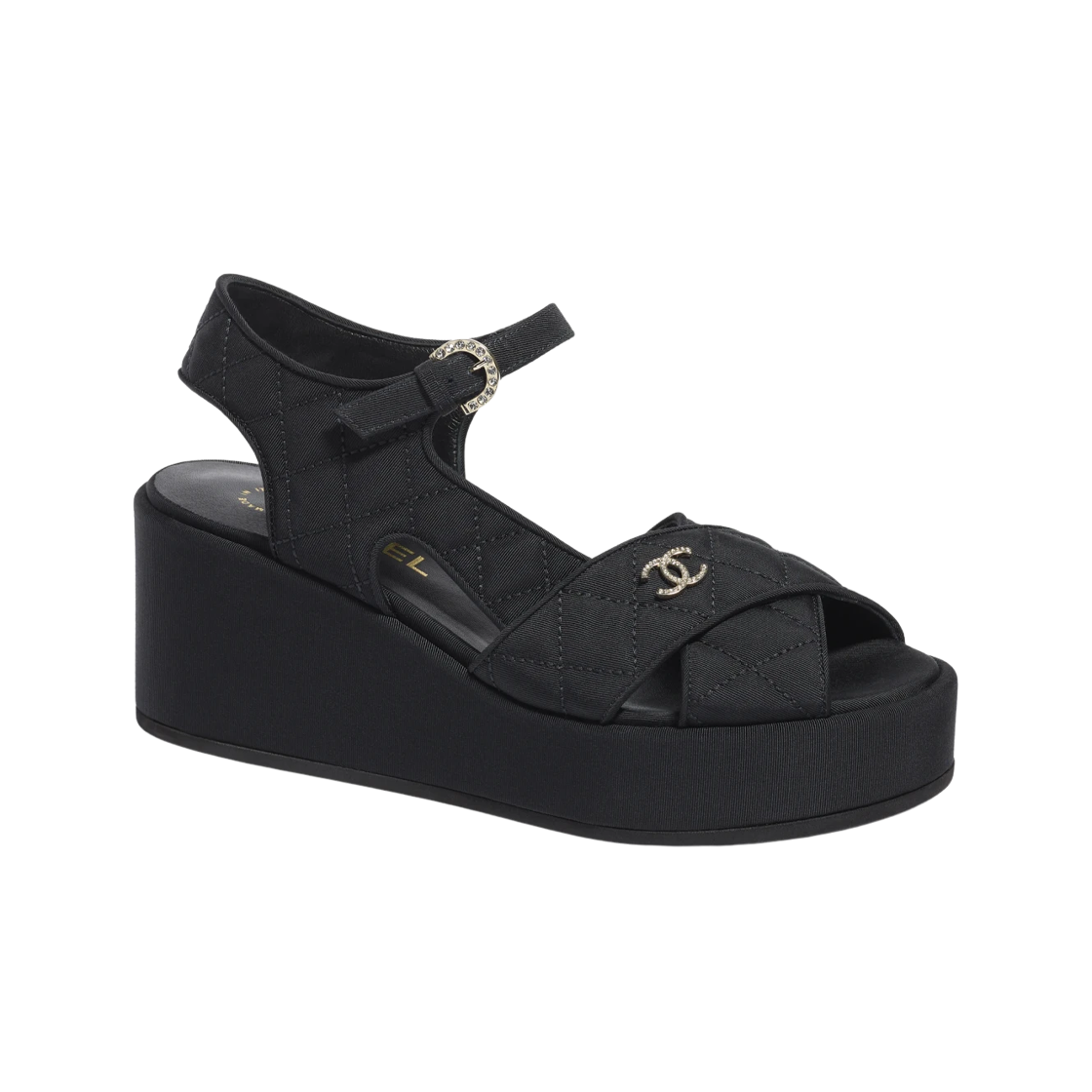 (W) 샤넬 샌들 그로그랭 & 블랙 | Chanel | KREAM