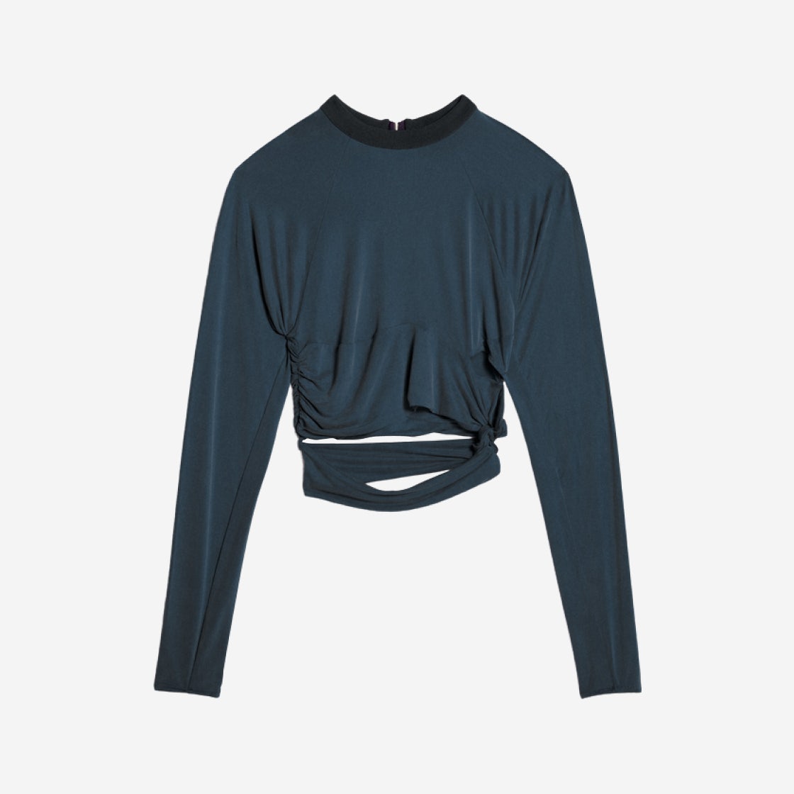 (W) 자크뮈스 르 티셔츠 에스펠로 노티드 컷아웃 티셔츠 네이비 | Jacquemus | KREAM