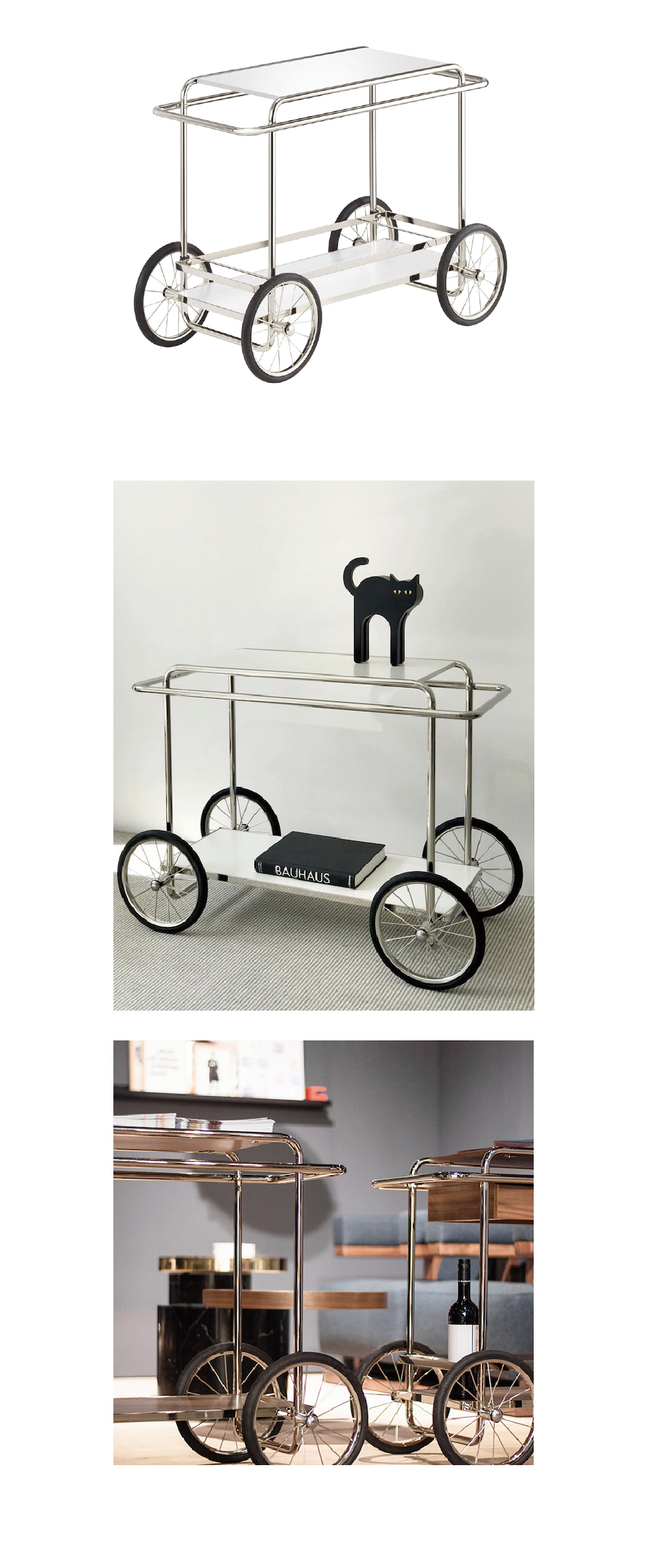 텍타 M4R 콘솔 트롤리 바틀 홀더 화이트 | Tecta | KREAM