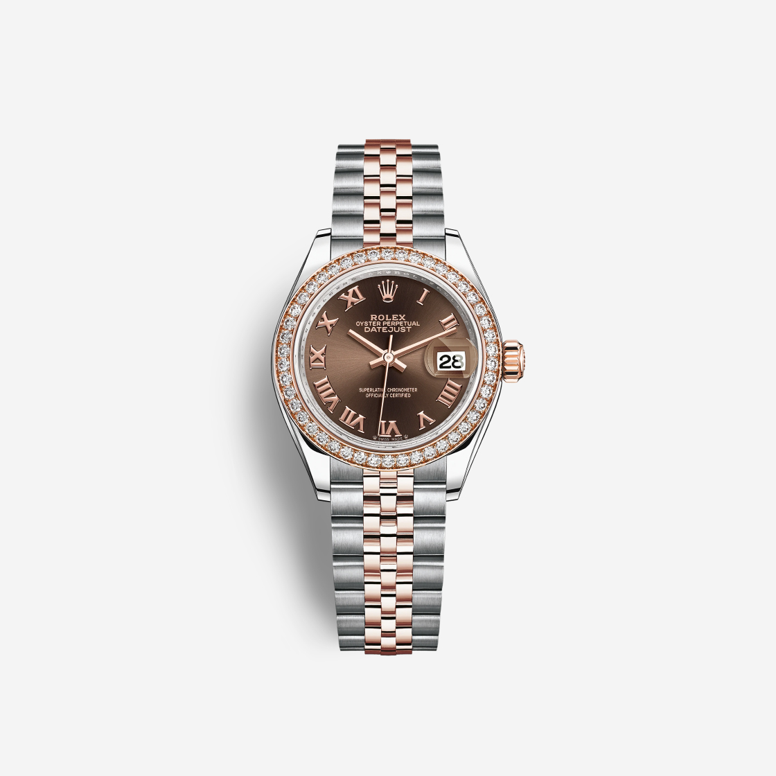 롤렉스 레이디-데이트저스트 28mm 279381RBR 초콜릿 로만 쥬빌리 | Rolex | KREAM