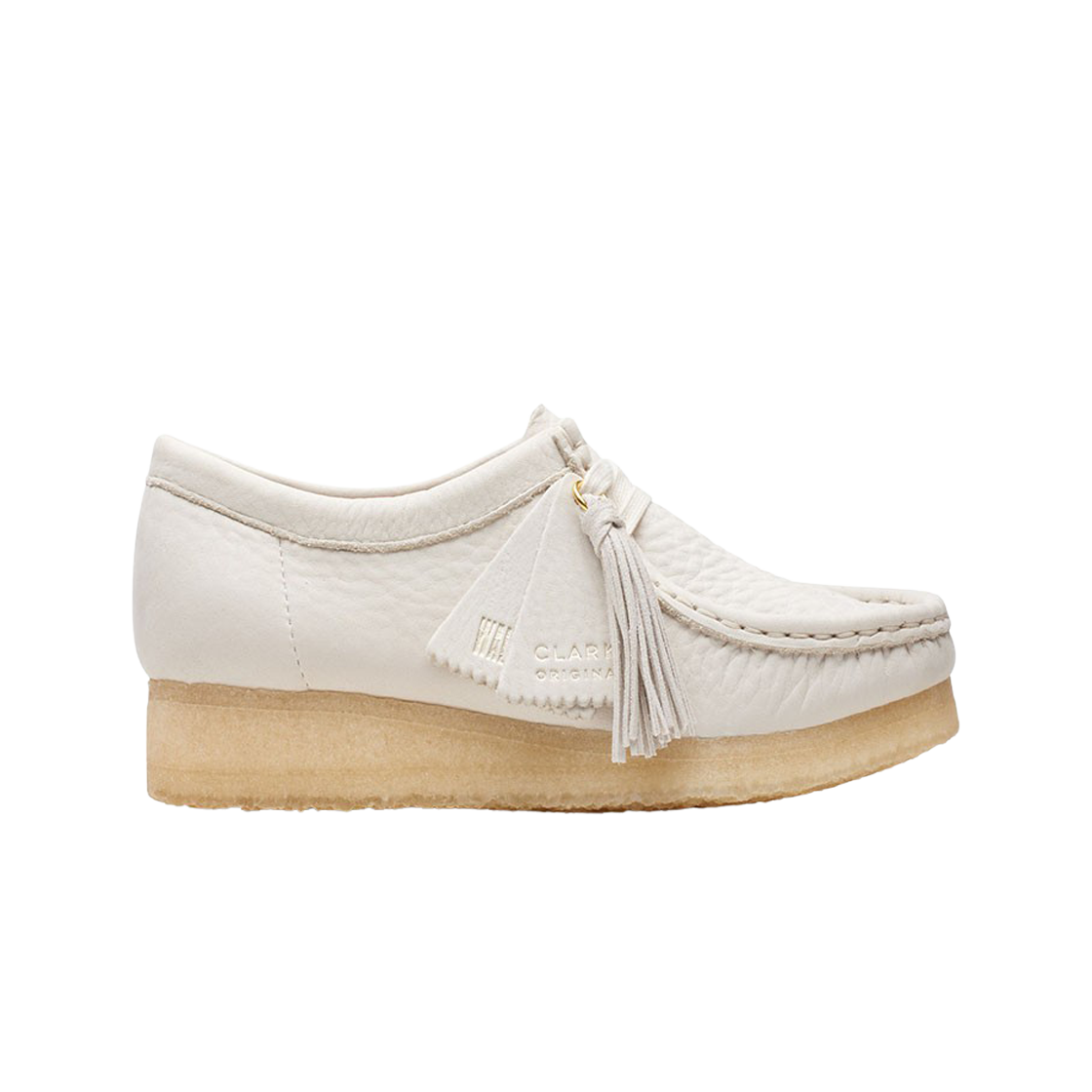 (W) 클락스 왈라비 화이트 누벅 | Clarks | KREAM
