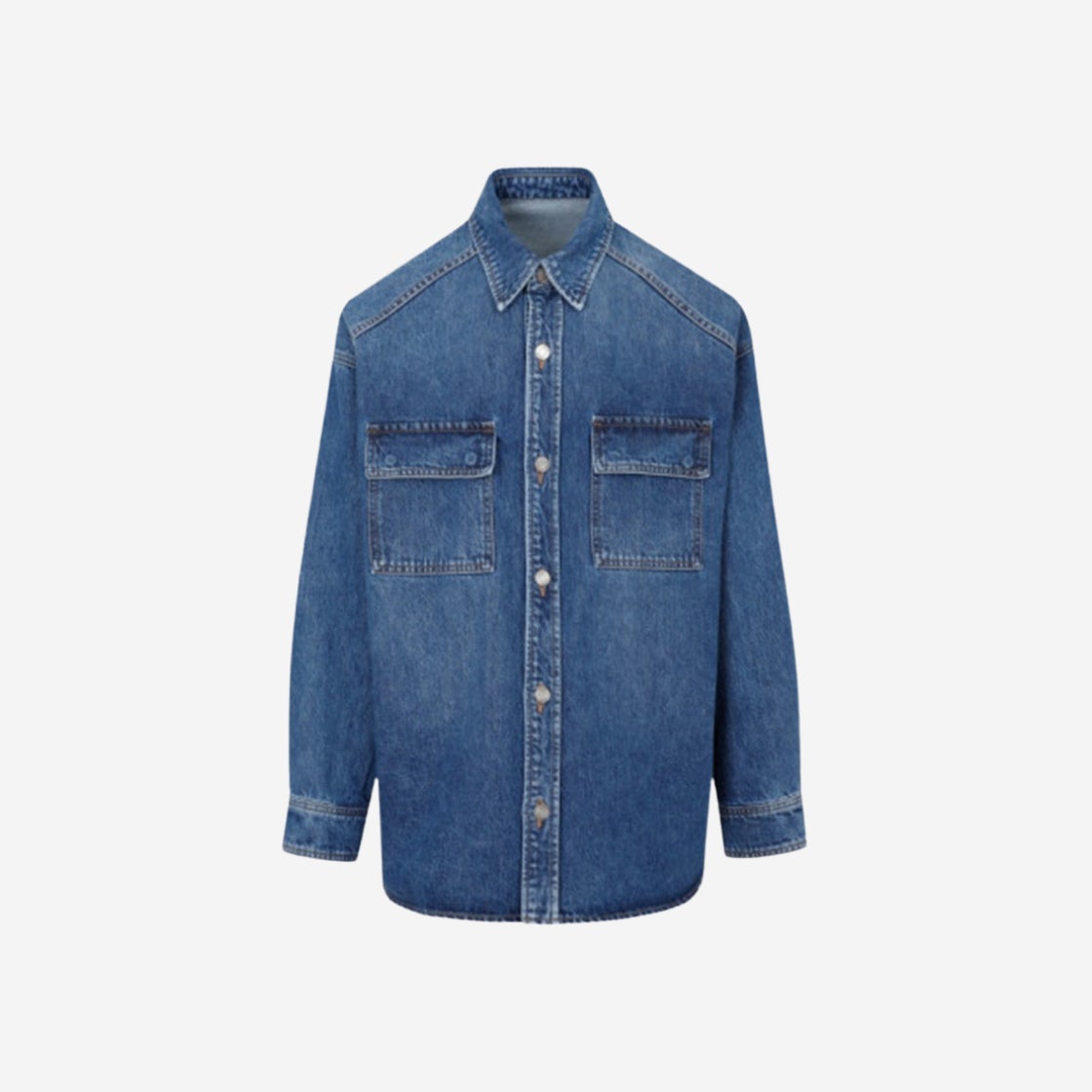준지 아우터형 데님 셔츠 블루 | Juun.J | KREAM