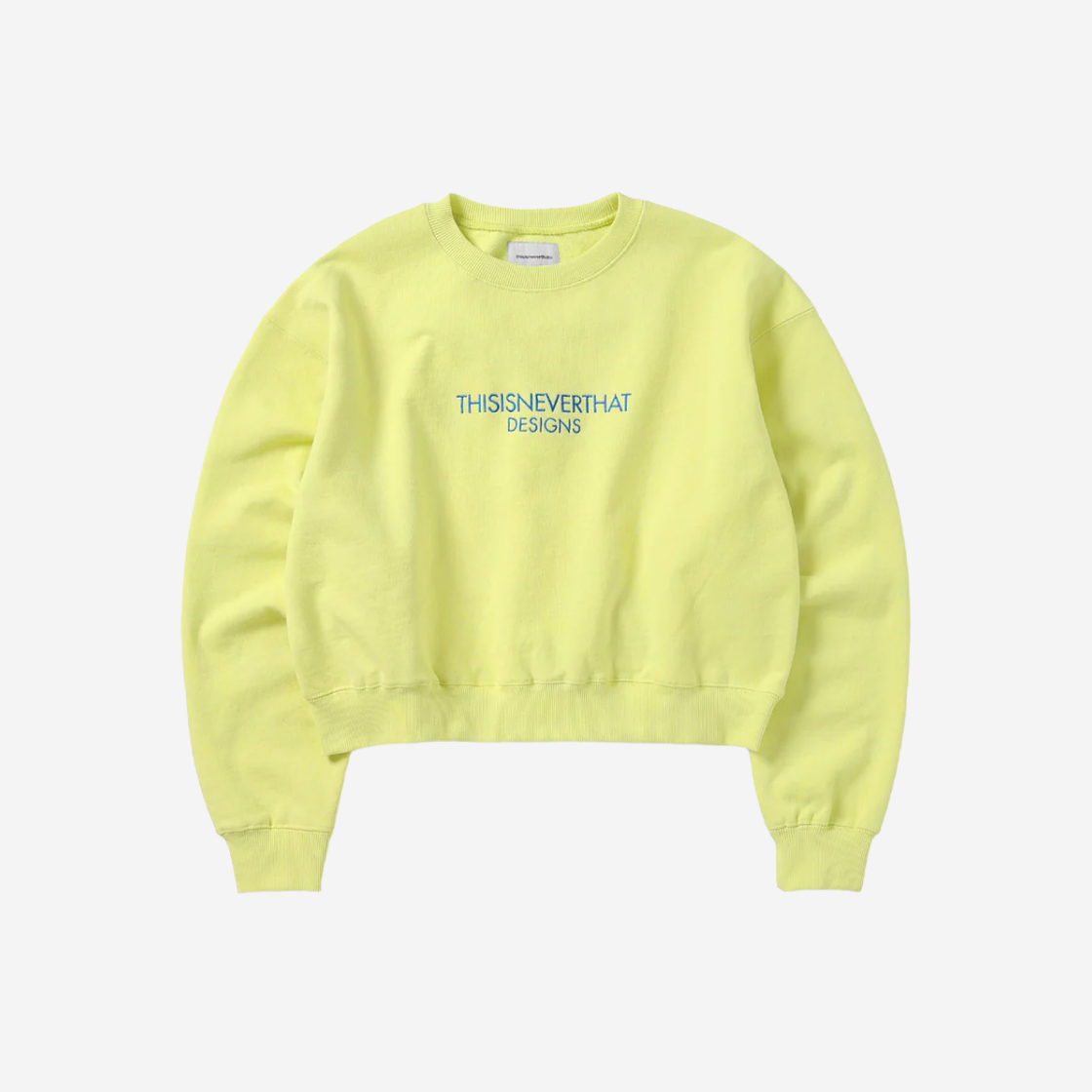 디스이즈네버댓 FR-로고 W 크루넥 레몬 | Thisisneverthat | KREAM
