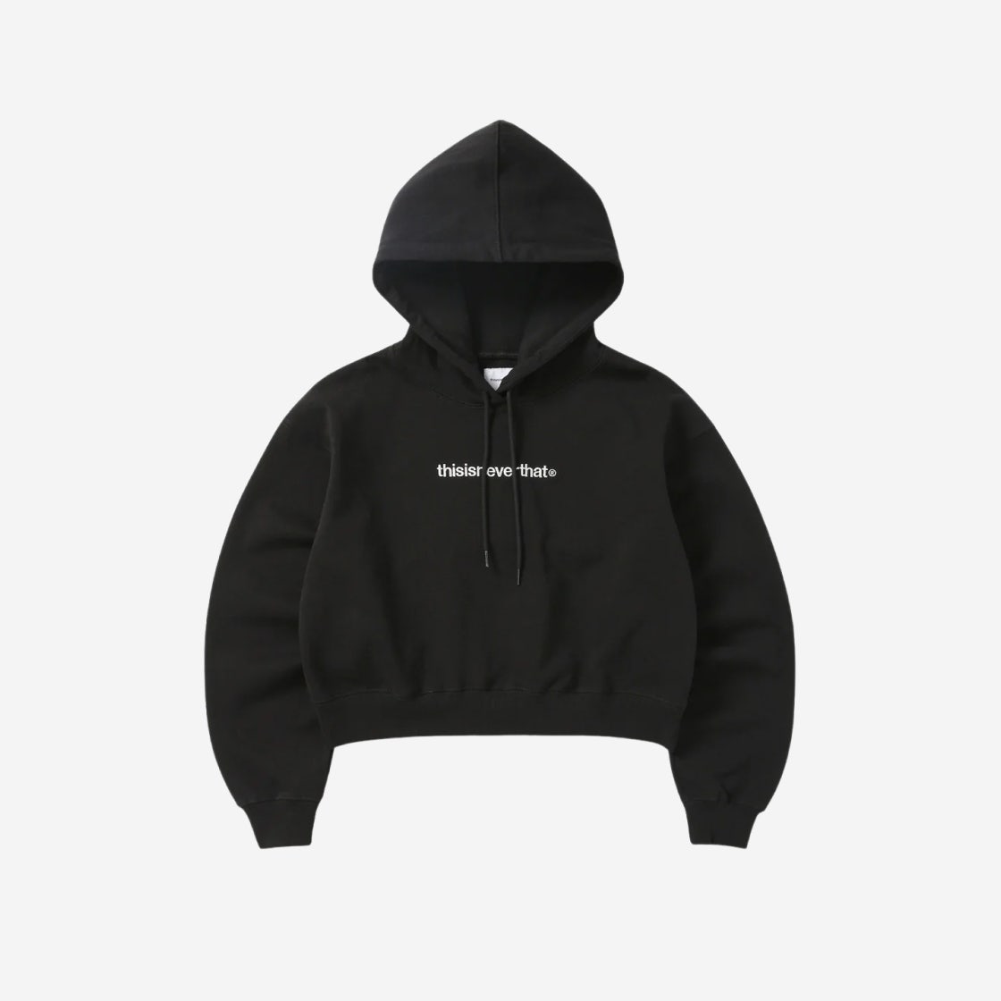 디스이즈네버댓 티-로고 W 후드 블랙 | Thisisneverthat | KREAM