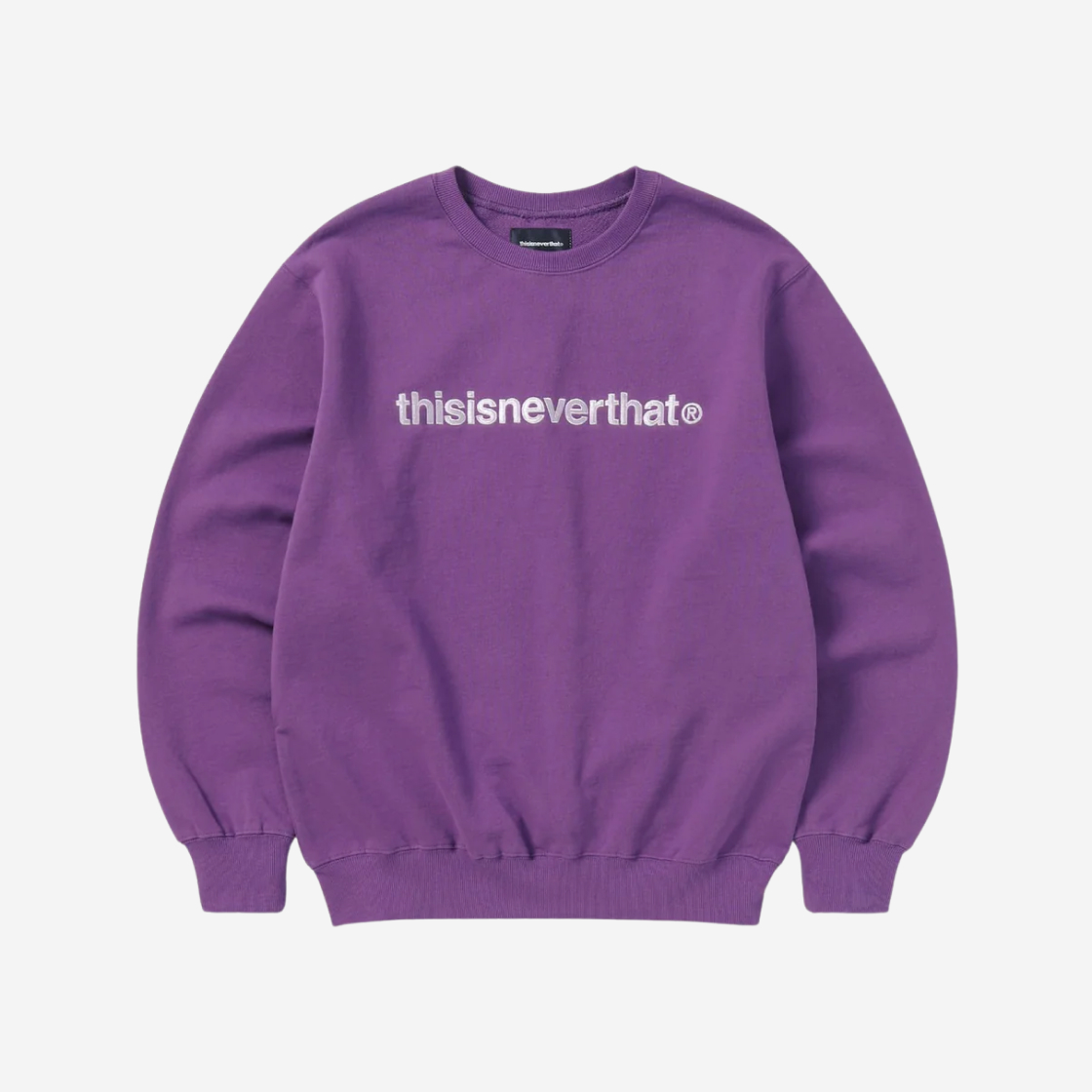 디스이즈네버댓 티-로고 크루넥 퍼플 | Thisisneverthat | KREAM