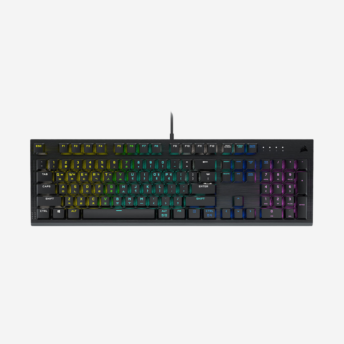 커세어 K60 RGB 프로 로우 프로파일 블랙 영문 자판 (국내 정식 발매 제품) | Corsair | KREAM