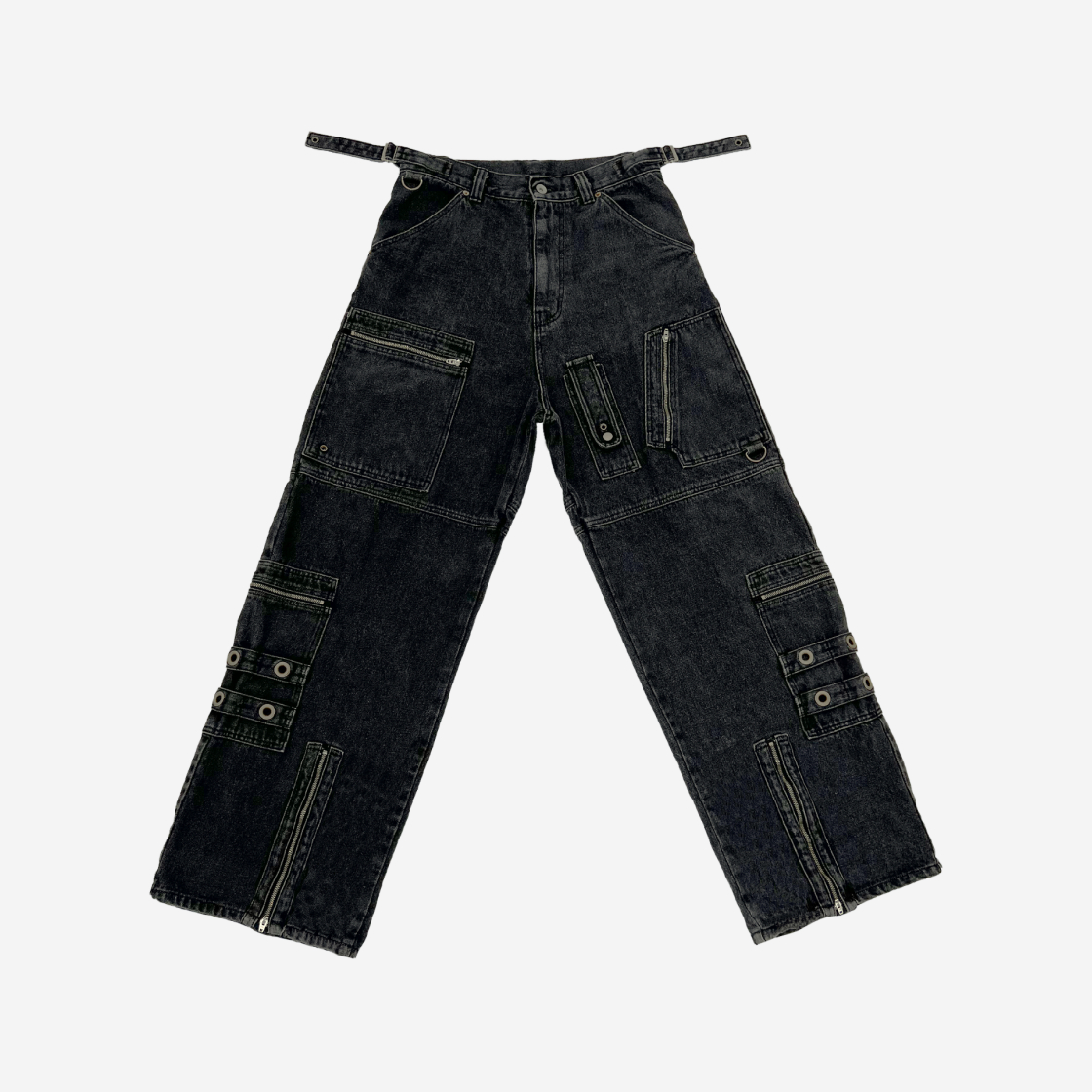 프로젝트 G/R 플라이트 데님 팬츠 블랙 | PROJECT G/R | KREAM